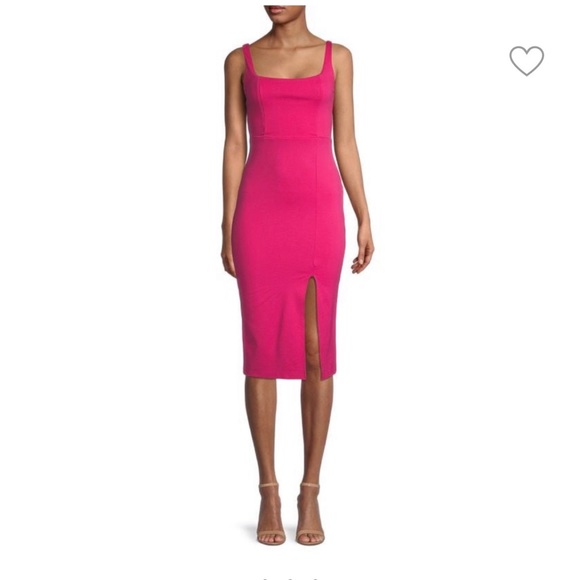 Socialite | Dresses | Socialite Front Slit Midi Dress | Poshmark